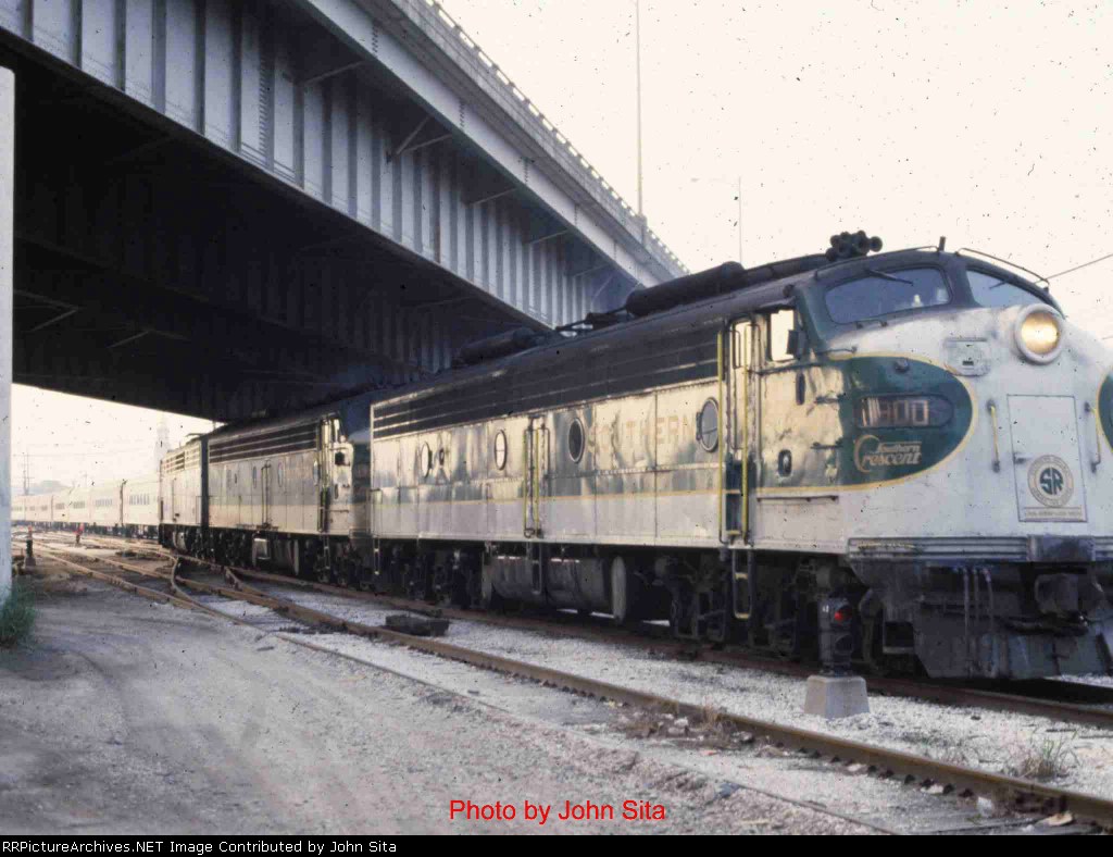 Amtrak Crescent, northbound, May, 1979 [4]